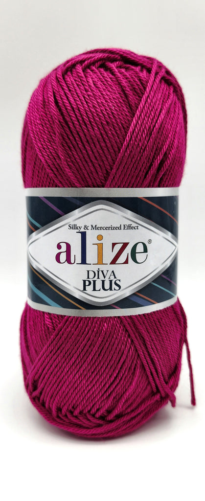 Estambres ALIZE Diva plus – Telas Purpura Patula