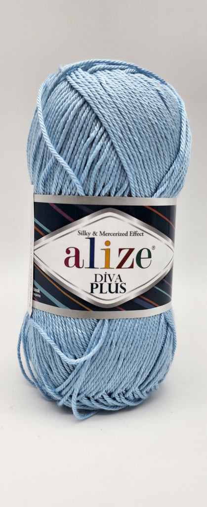 Estambres ALIZE Diva plus – Telas Purpura Patula